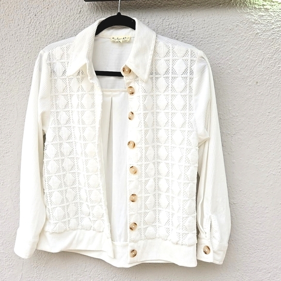 indigo Rose | Jackets & Coats | Indigo Rose Soft Corduroy Lace Combo ...